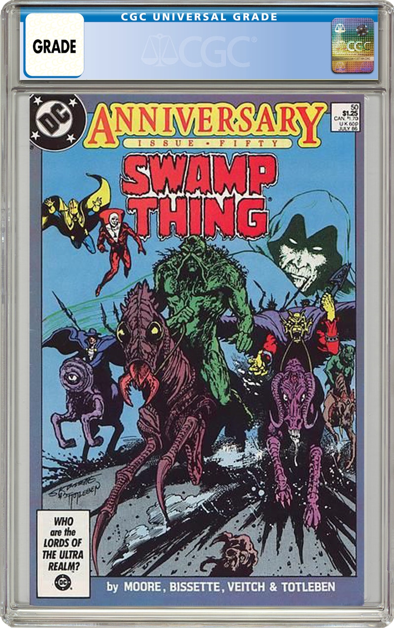 DC Swamp Thing (1982 2nd Series) #50 Comic Book CGC Graded - US