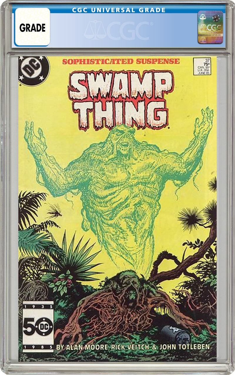 DC Swamp Thing #37 Comic Book CGC Graded - US