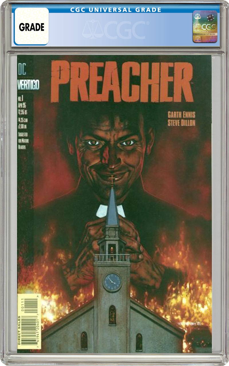 DC/Vertigo Preacher #1 Comic Book CGC Graded
