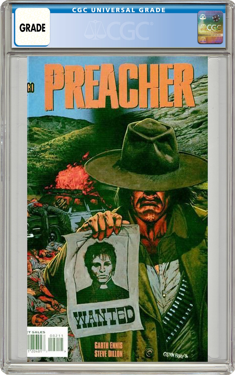 DC Vertigo Preacher (1995) #2 Comic Book CGC Graded - US