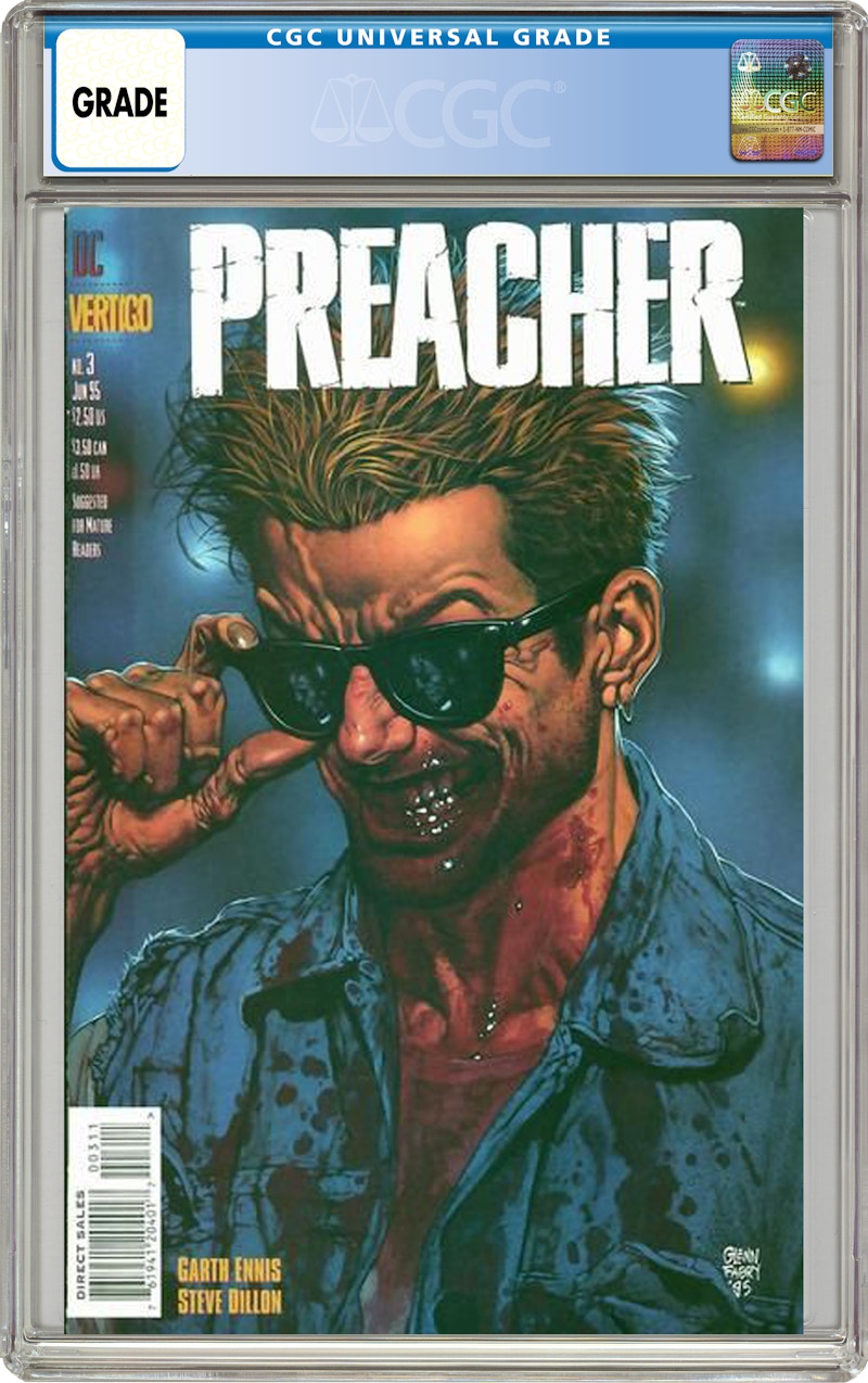 DC Vertigo Preacher (1995) #3 Comic Book CGC Graded - US