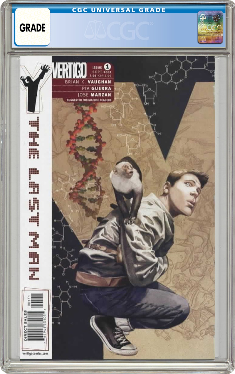 DC/Vertigo Y the Last Man (2002) #1 Comic Book CGC Graded - US