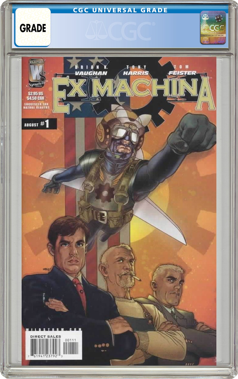 DC/Wildstorm Ex Machina (2004 DC/Wildstorm) #1 Comic Book CGC Graded - DE