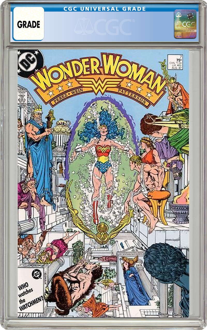 DC Wonder Woman (1987 2nd Series) #7 Comic Book CGC Graded - US