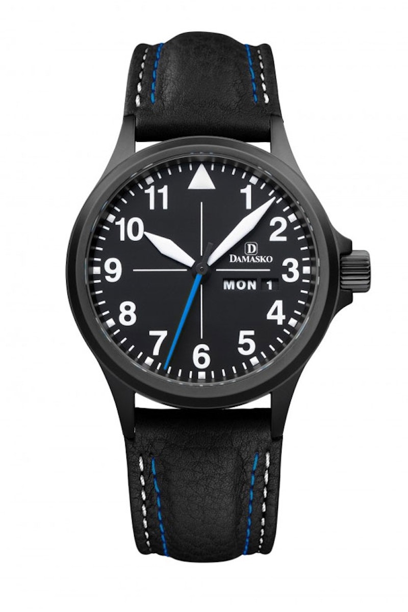 Damasko DA38 Black 40mm in Stainless Steel - GB