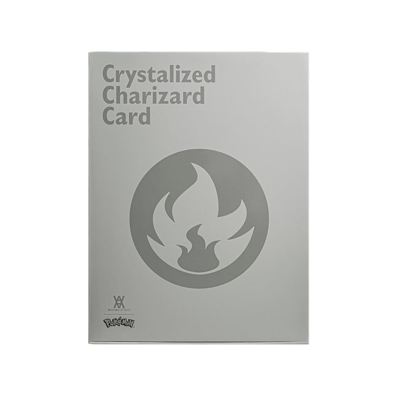 Daniel Arsham CRYSTALIZED CHARIZARD CARD Sculpture - FW20