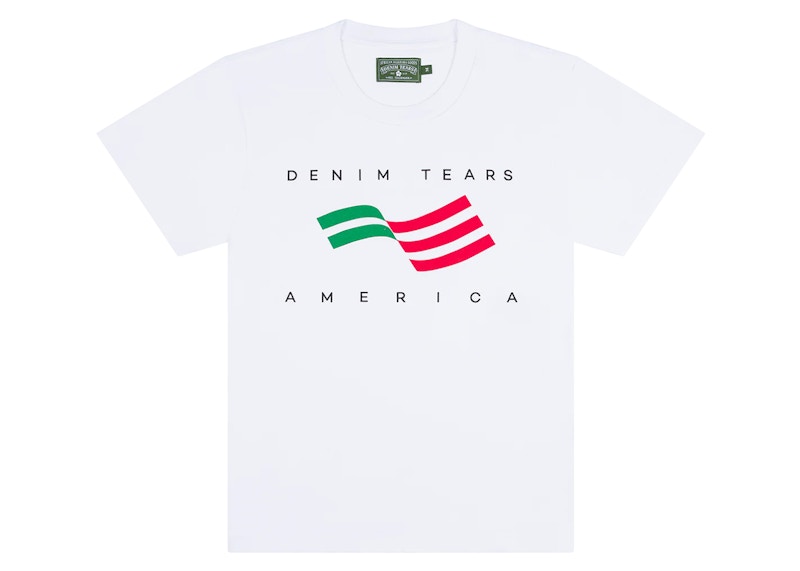 Denim Tears America Sportswear Tee White Men's - SS24 - US