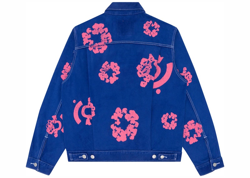 Denim Tears Bstroy Tears Type-2 Denim Trucker Jacket Bright Blue Men's ...