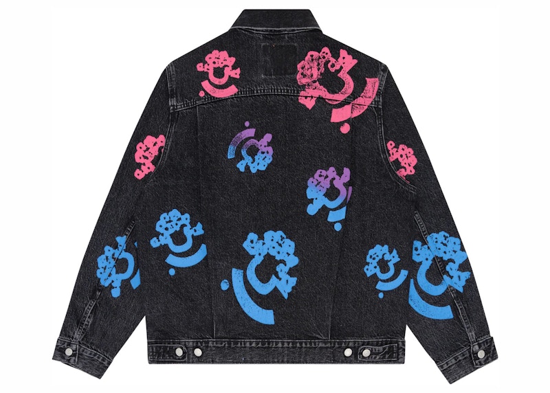 Denim Tears Bstroy Tears Type-2 Denim Trucker Jacket Washed Black Men's ...