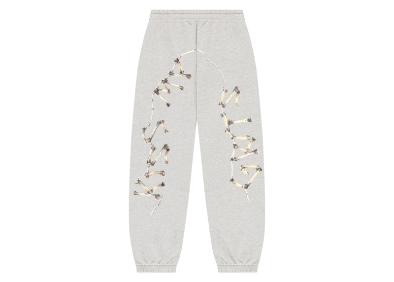 Denim Tears Chicken Bone Sweatpants Grey Men's - SS24 - US