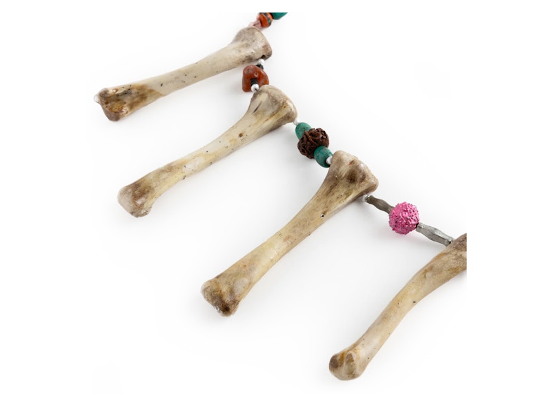 Denim Tears Handmade Chicken Bone Necklace Multicolor - SS24 - US