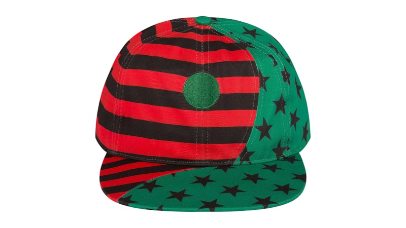 Denim Tears Pan African American Flag Yin Yang Hat Multicolor Men's ...