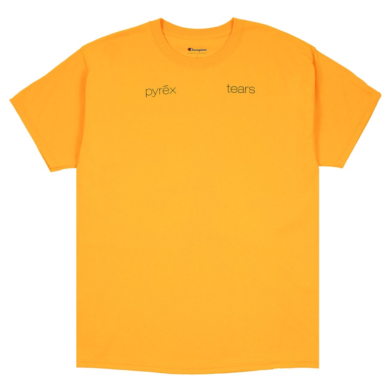 Denim Tears Pyrex Tears T-shirt Yellow Men's - FW22 - US