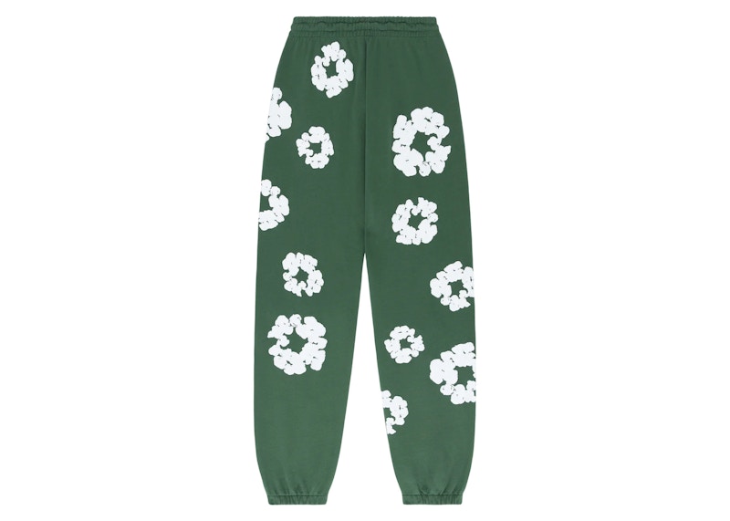 Denim Tears The Cotton Wreath Sweatpants Green Men's - FW23 - US