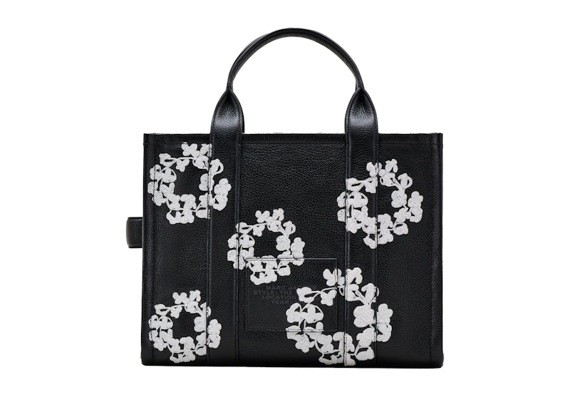 Denim Tears x Marc Jacobs Leather Tote Bag Medium Black in Full Grain ...