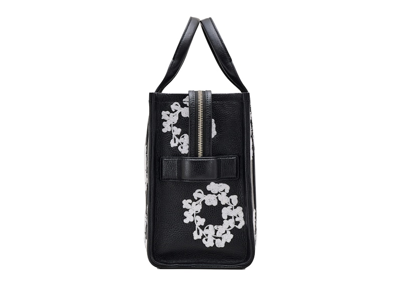 Denim Tears x Marc Jacobs Leather Tote Bag Medium Black in Full Grain ...