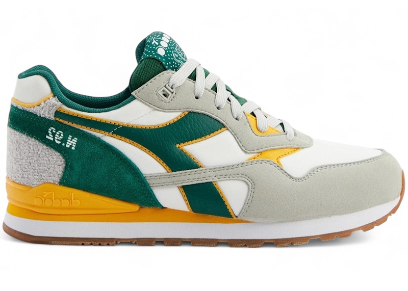 Diadora N.92 Towel Beige Green Yellow Men's - 101.181996 C5051 - US