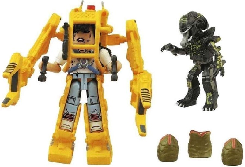 Diamond Select Toys Alien Minimates Power Loader with Ripley and Battle ...