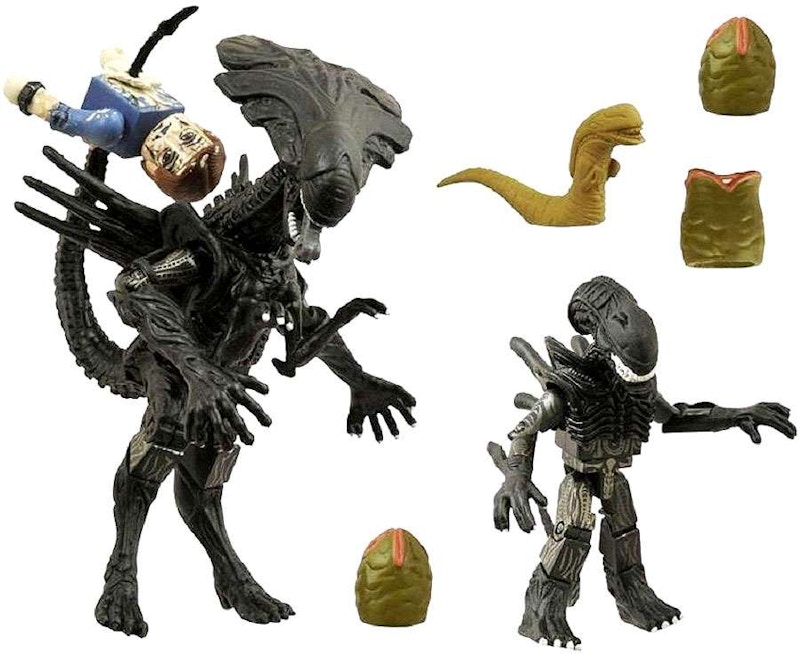 Diamond Select Toys Alien Minimates Queen Alien with Warrior Alien ...