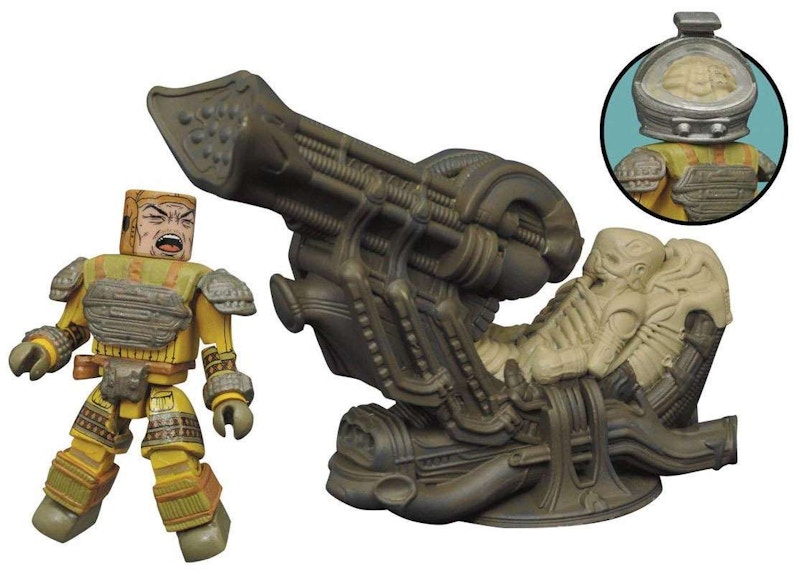 Diamond Select Toys Alien Minimates Space Jockey avec Kane infecté et ...