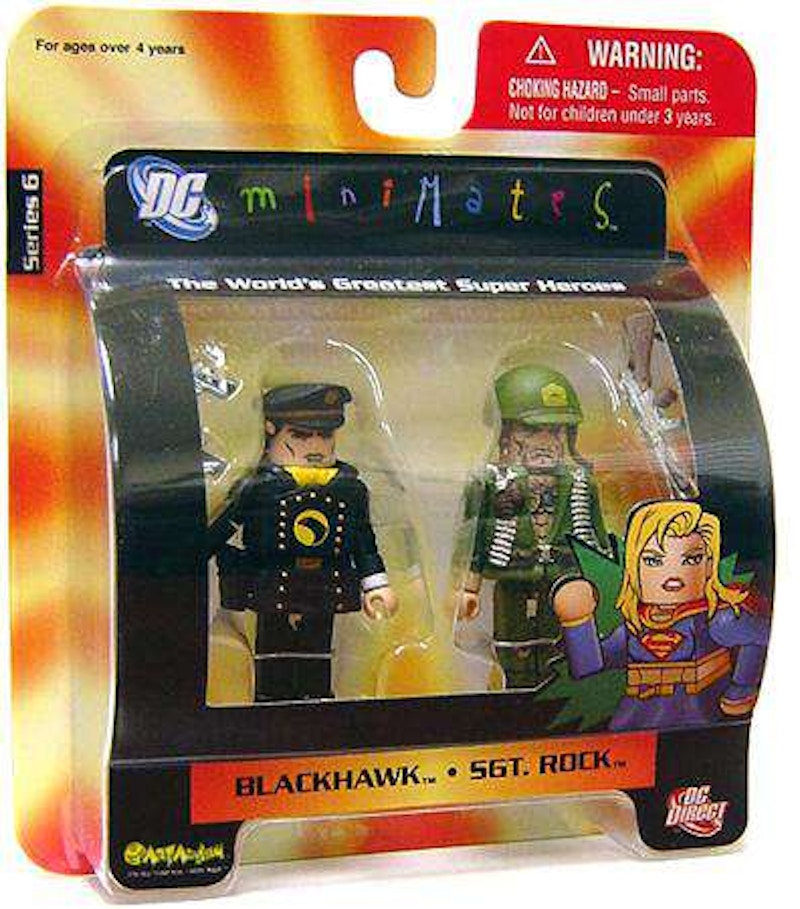 Diamond Select Toys DC Minimates Series 6 Blackhawk & Sgt. Rock ...