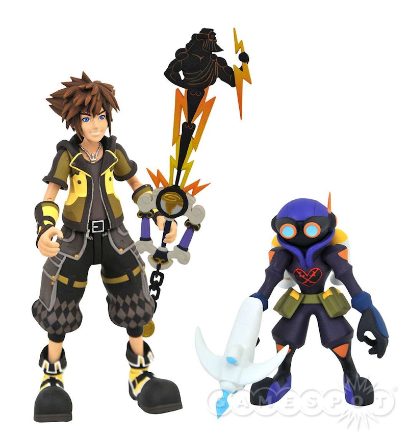 Diamond Select Toys Disney Series 4 Guardian Form Sora & Air Soldier ...