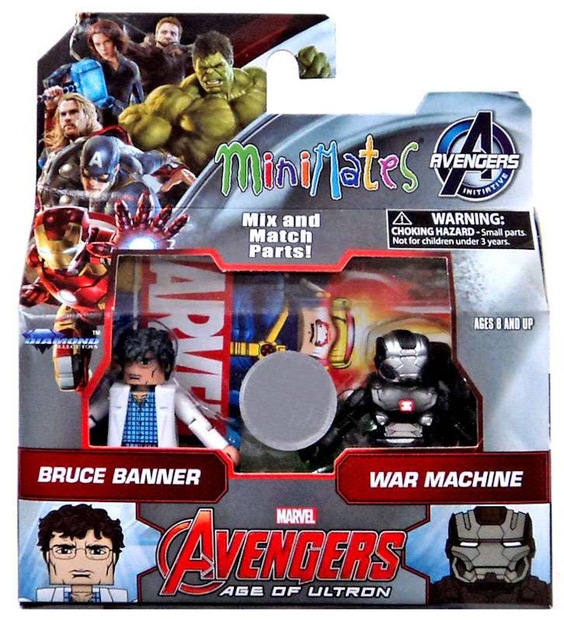 Diamond Select Toys Marvel Avengers Age of Ultron Bruce Banner & War ...
