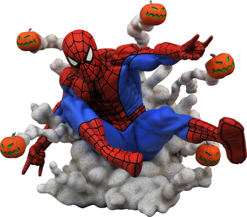 Diamond Select Toys Marvel Gallery Spider-Man Pumpkin Bombs PVC Statue - TW