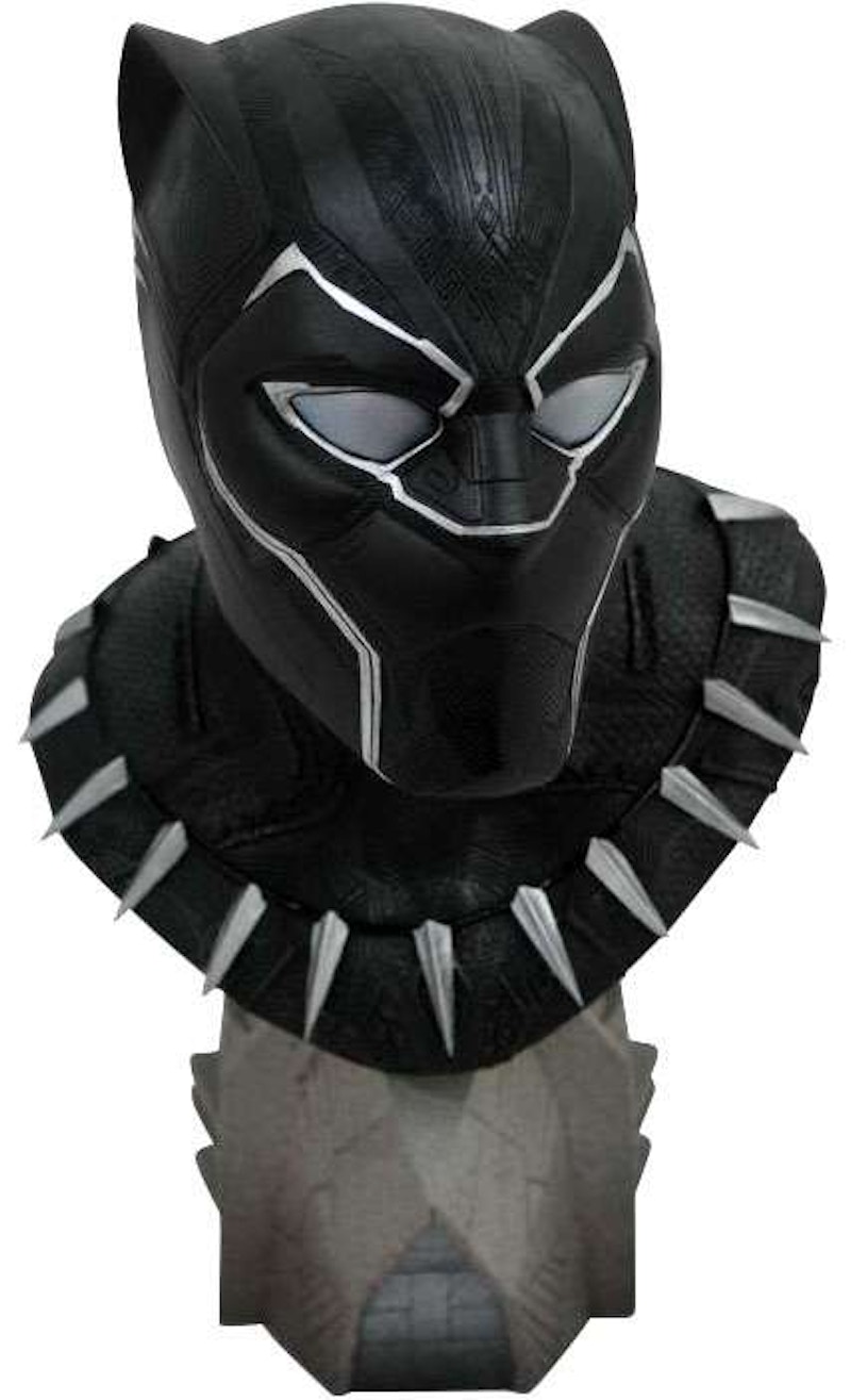 Diamond Select Toys Marvel Legendary Comic Black Panther 1/2 Scale Half ...