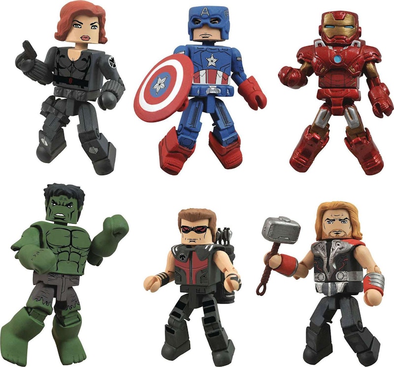 Diamond Select Toys Marvel Minimates Avengers Commemorative Collection ...