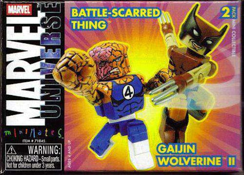 Diamond Select Toys Marvel Minimates Battle-Scarred Thing & Gaijin ...
