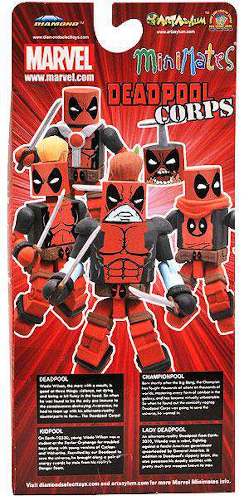 Diamond Select Toys Marvel Minimates Deadpool Corps NYCC 2011 New York ...