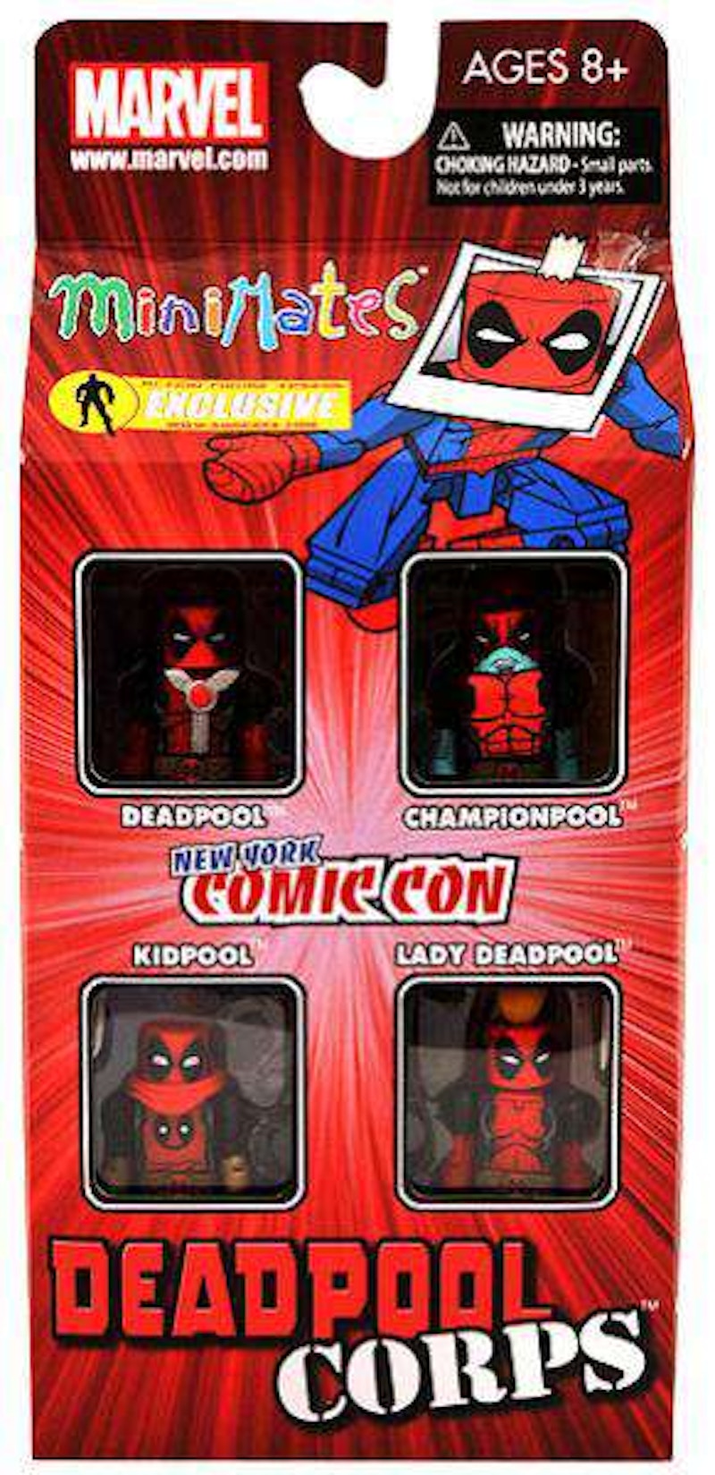 Diamond Select Toys Marvel Minimates Deadpool Corps NYCC 2011 New York ...