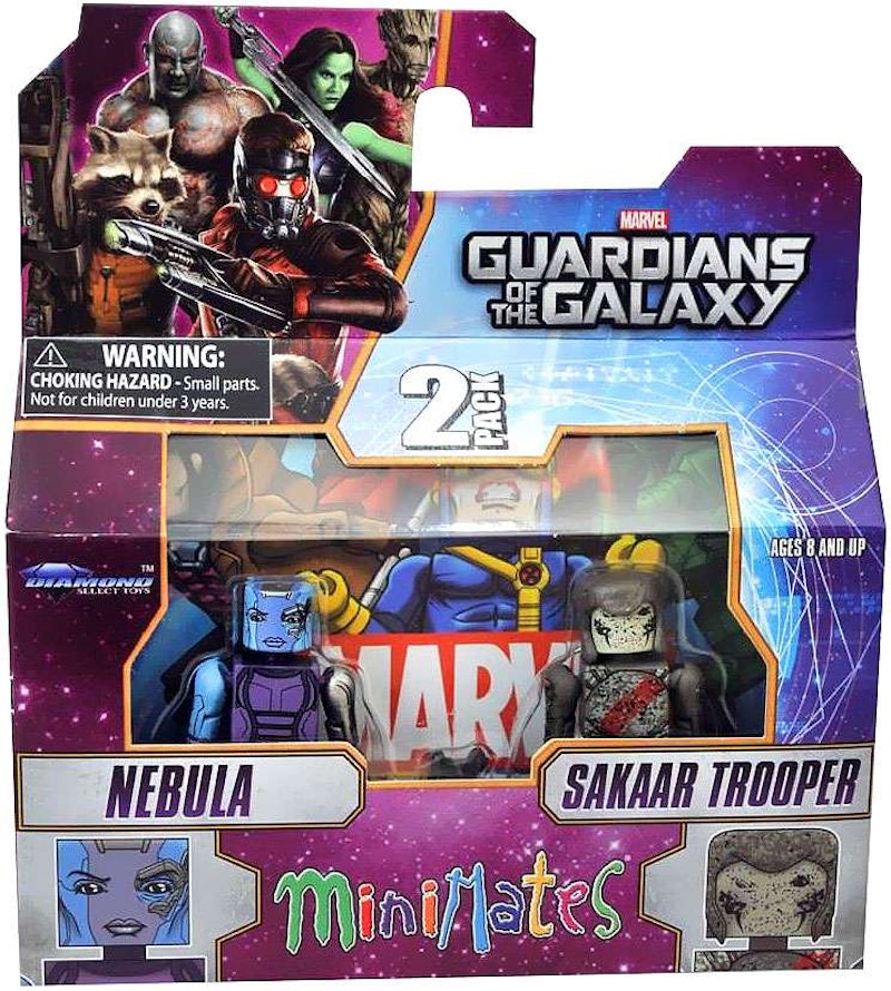 Diamond Select Toys Marvel Minimates Series 57 Nebula & Sakaar Soldier ...