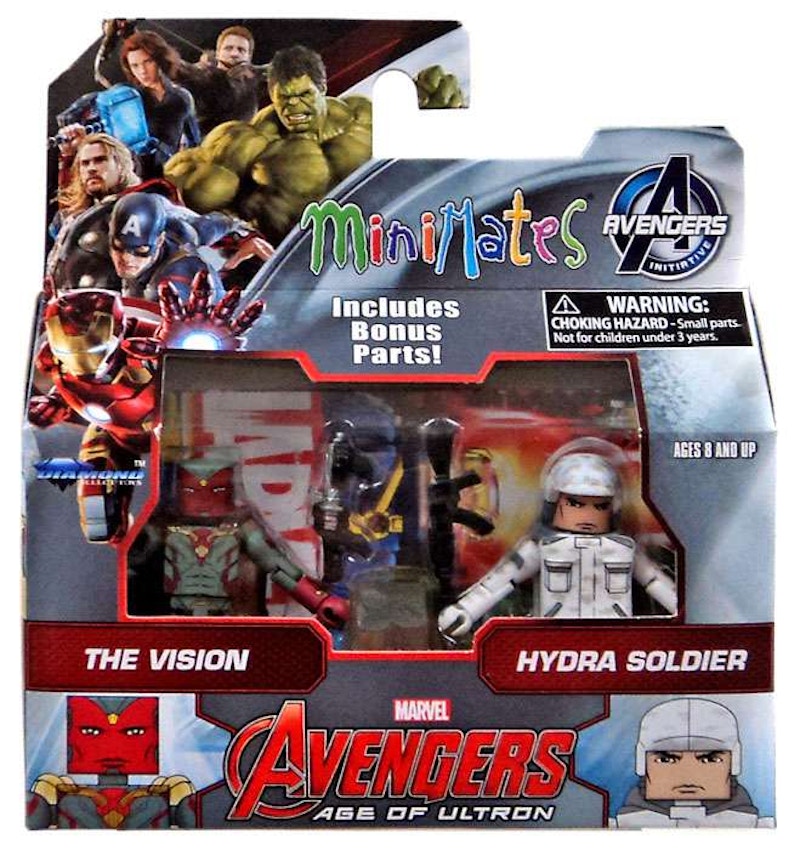 Diamond Select Toys Marvel Minimates Series 63 The Vision & Hydra ...