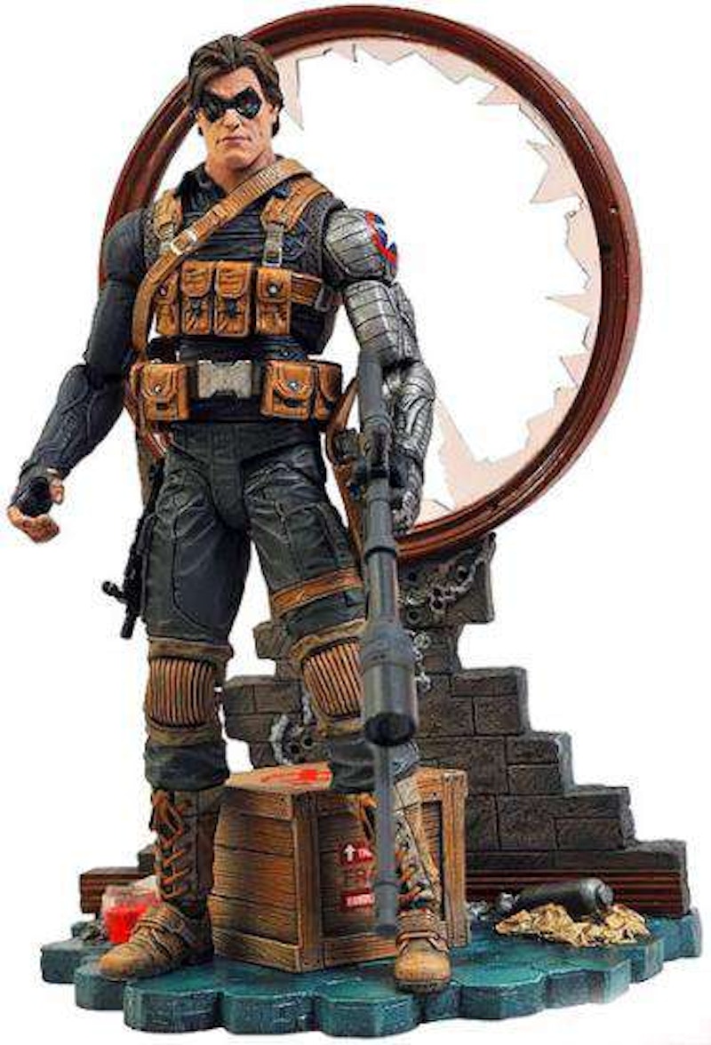 Diamond Select Toys Marvel Select Winter Soldier Disney Store Exclusive ...