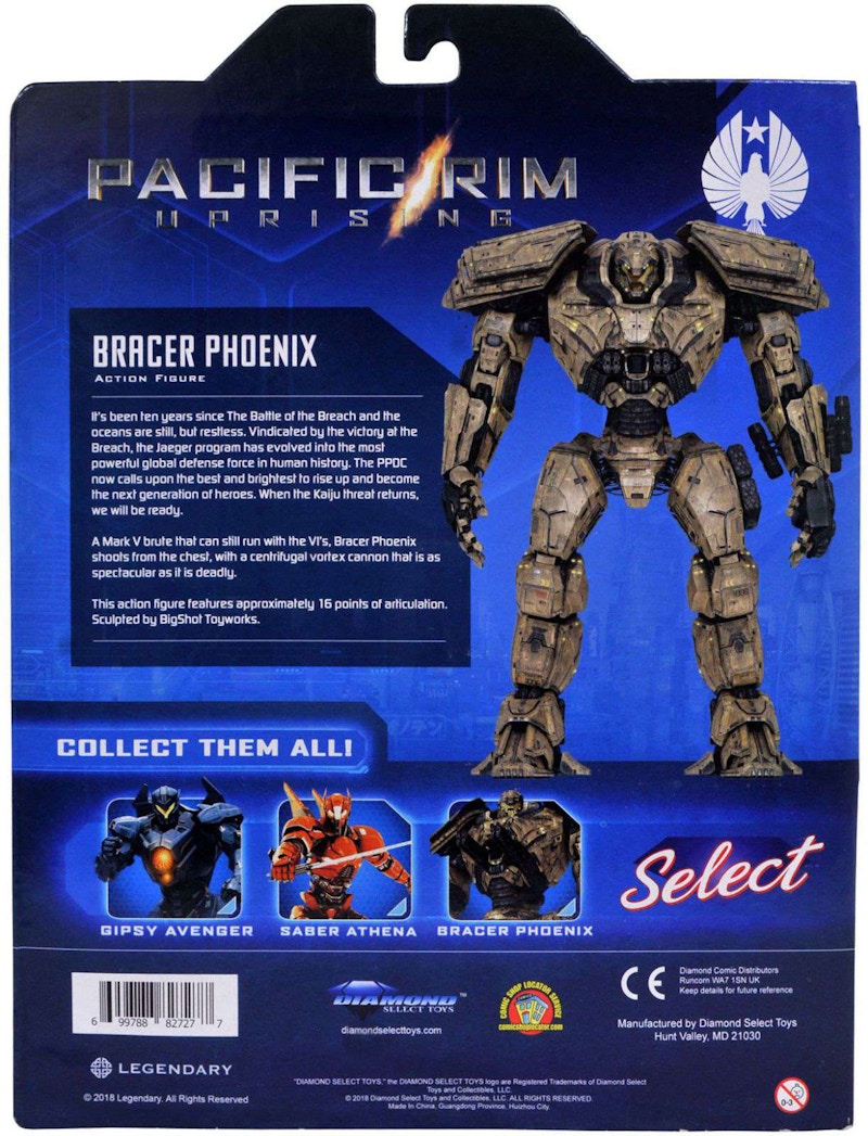 Diamond Select Toys Pacific Rim Series 1 Bracer Phoenix Action Figure - GB