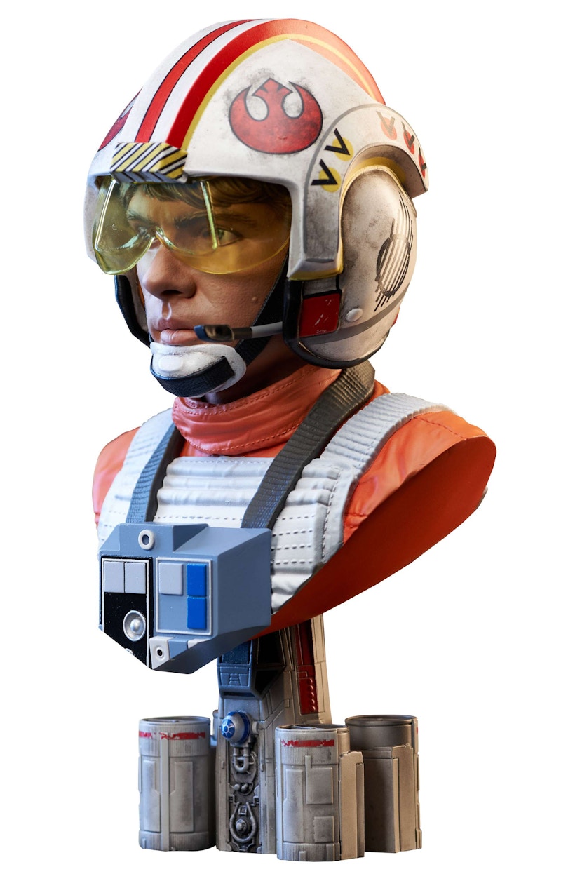 Diamond Select Toys Star Wars Legends in 3D Luke Skywalker X-Wing Pilot ...