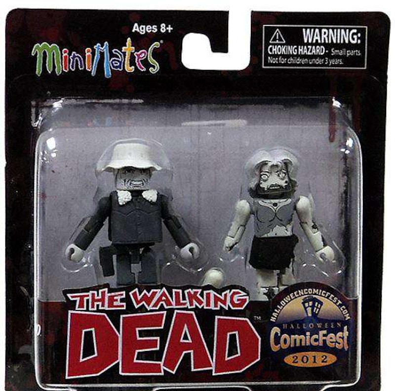 Diamond Select Toys The Walking Dead Minimates Black & White Winter ...