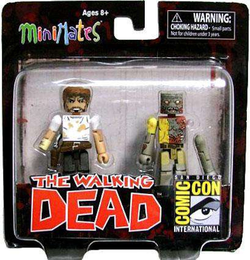 Diamond Select Toys The Walking Dead Minimates Exclusives Rick Grimes ...