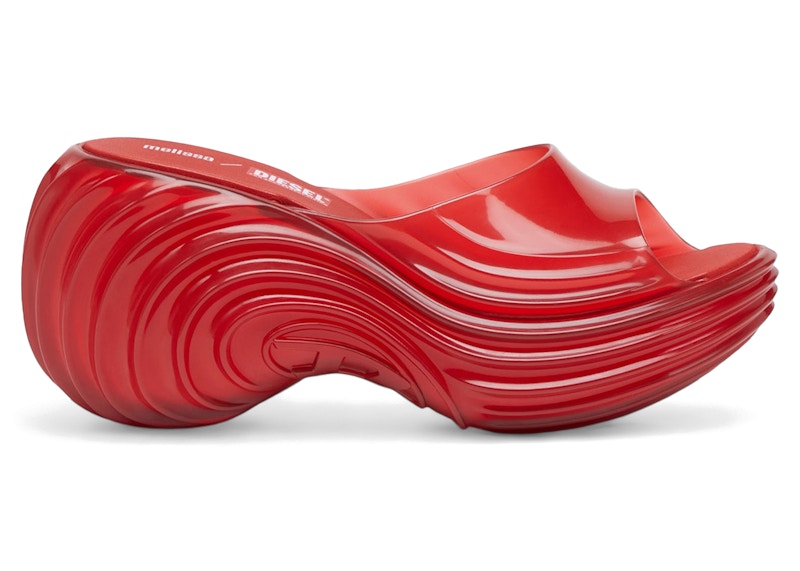 Diesel Quantum Platform Mule Melissa Transparent Red (Women's) - P01608 ...