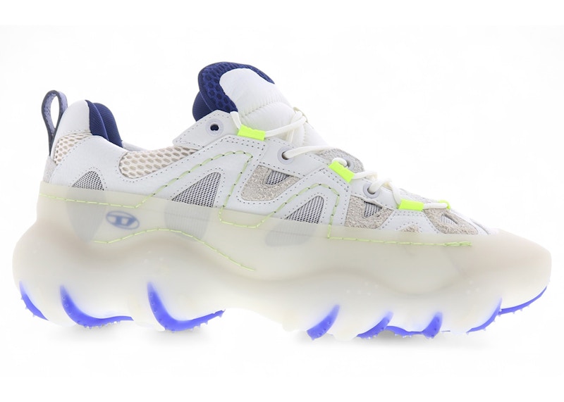 Diesel S-Prototype P1 White Moonbeam Beacon Blue Safety Yellow Men's ...