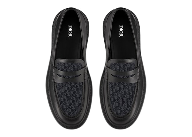 Dior Explorer Loafer Black Black Dior Oblique Jacquard Men's ...