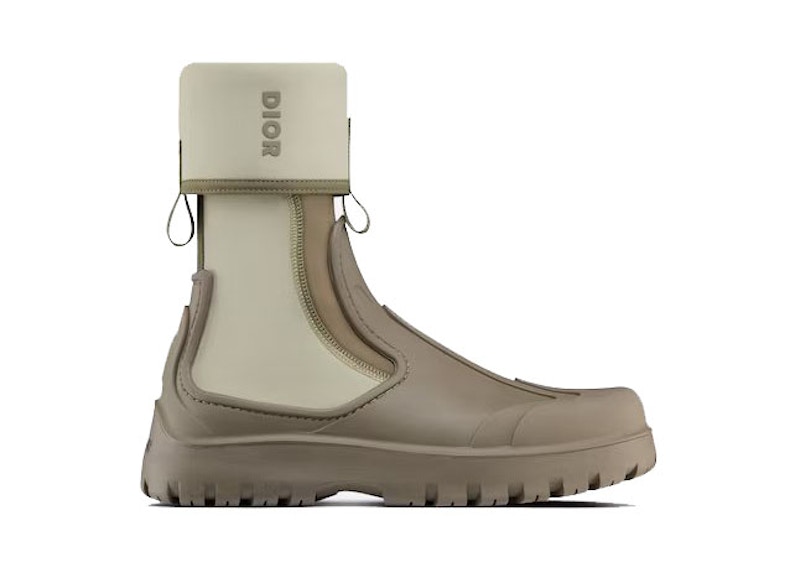 Dior Garden Ankle Boot Khaki Rubber - 3BO308ZUR_H630 - US