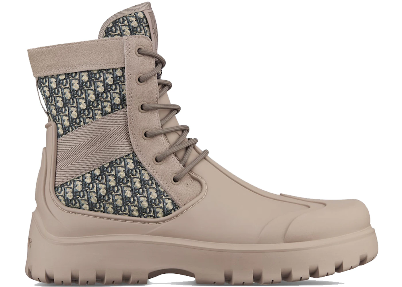 Dior Garden Lace Up Ankle Boots Brown Rubber 3bo315zyhh164 Fr