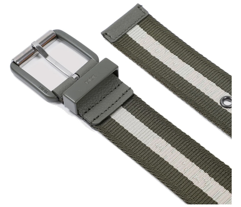 Dior Jacquard Belt Green Men's - US
