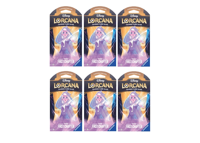 Disney Lorcana TCG The First Chapter lsa Snow Queen Sleeved Booster ...