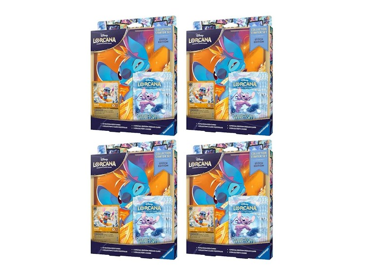 Disney Lorcana TCG Winterspell Collection Starter Set 4x Lot - TW