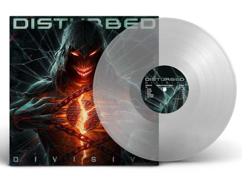 Disturbed Divisive Limited Edition LP Vinyl (LE 1000) Clear - DE