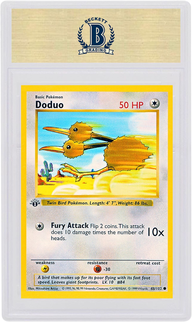 Doduo 1999 Pokemon TCG Base Set 1st Edition #48/102 - 1999 - US